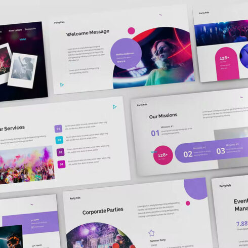 Party Planner Powerpoint Template | Master Bundles
