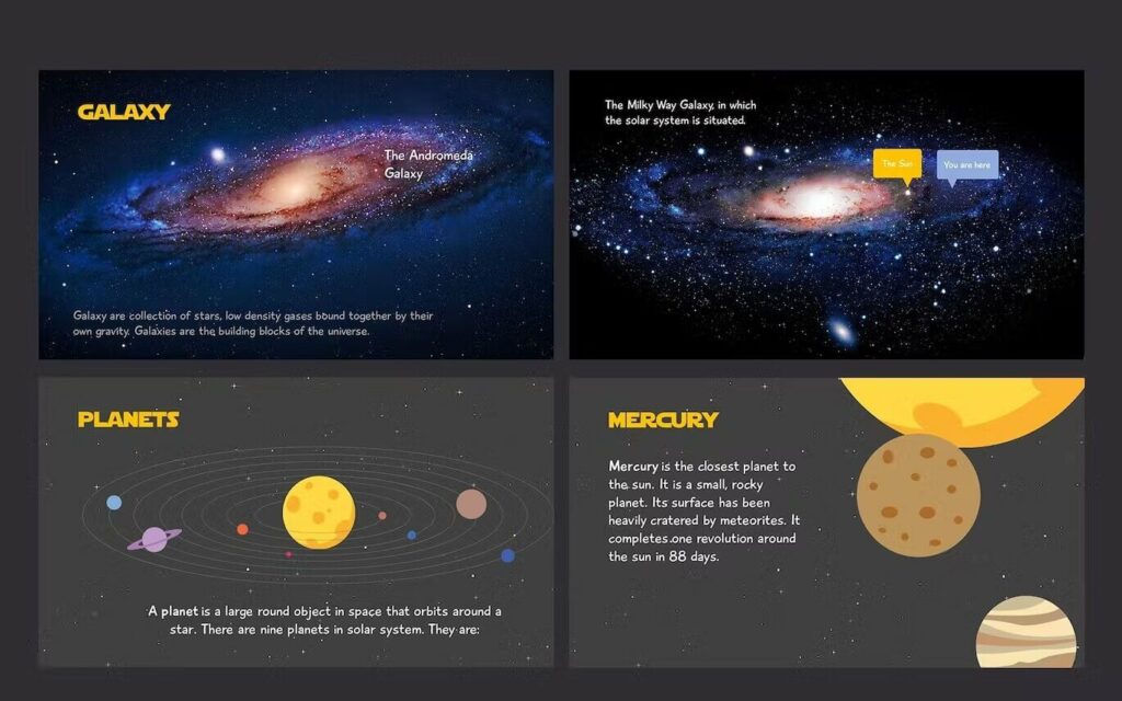 Solar System Education Presentation – MasterBundles