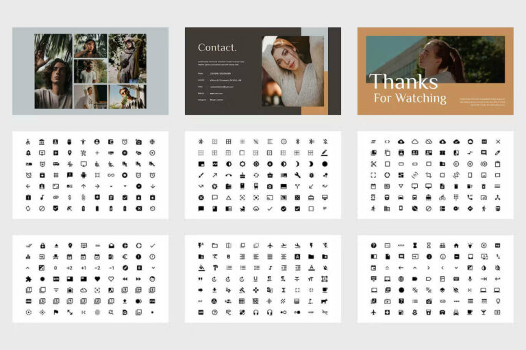 Tuzera - Fashion Magazine Powerpoint Template – MasterBundles