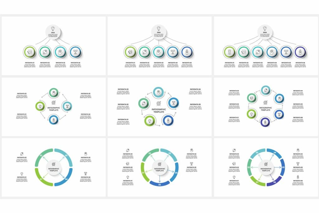 Diagrams Animated Infographics – MasterBundles