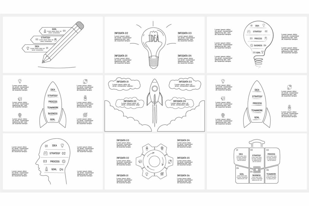 Doodle Animated Infographics – MasterBundles