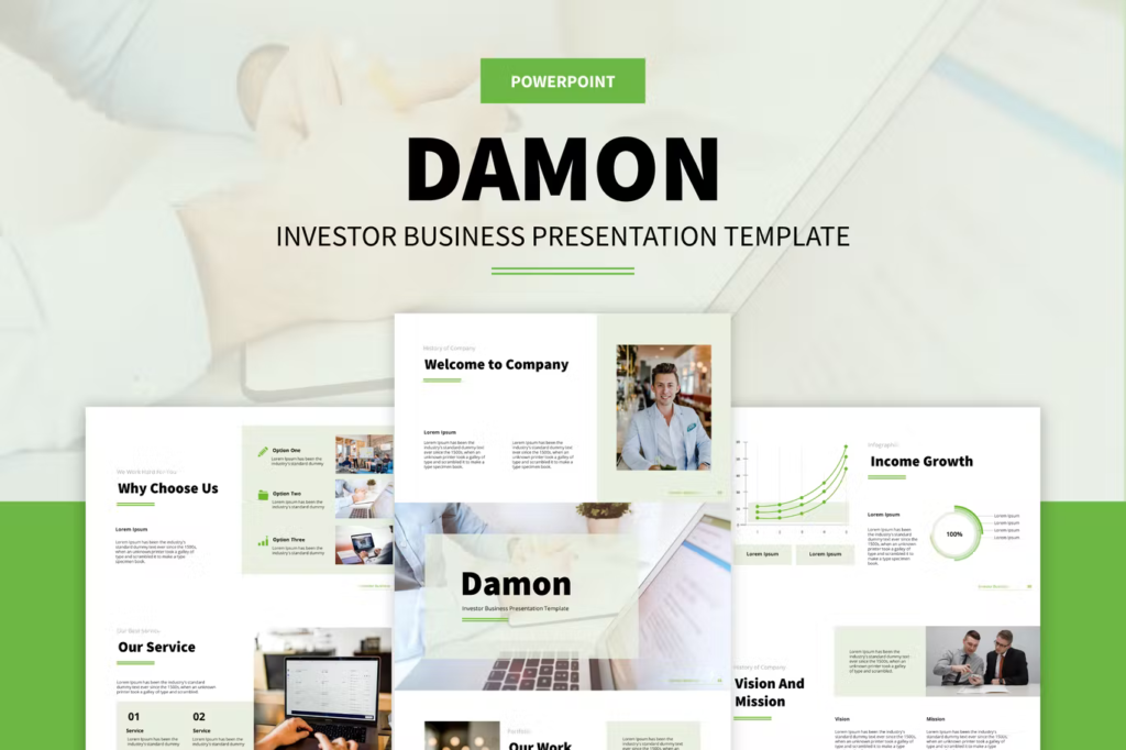 Investor Business Powerpoint Templates – MasterBundles