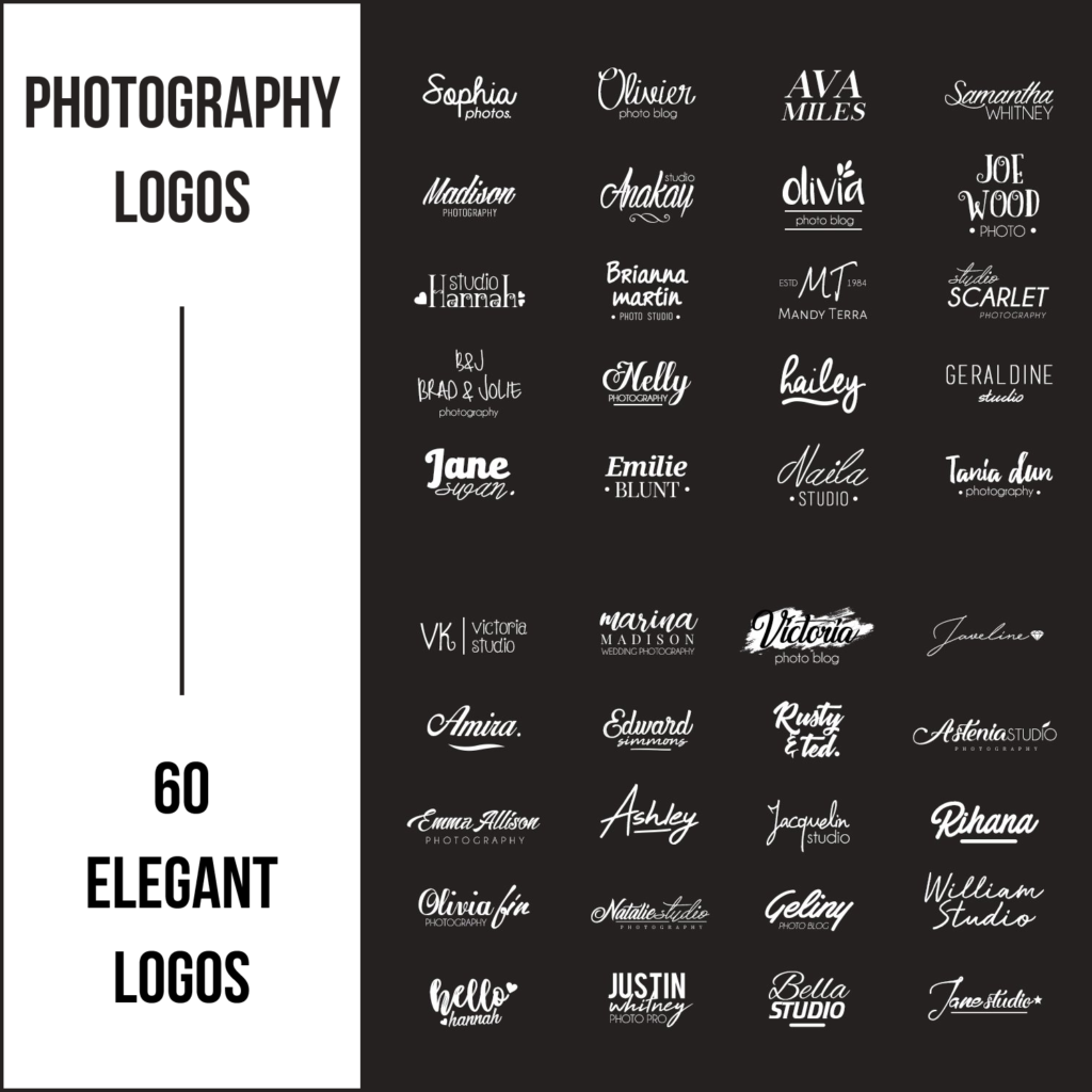 Photography Logos – MasterBundles