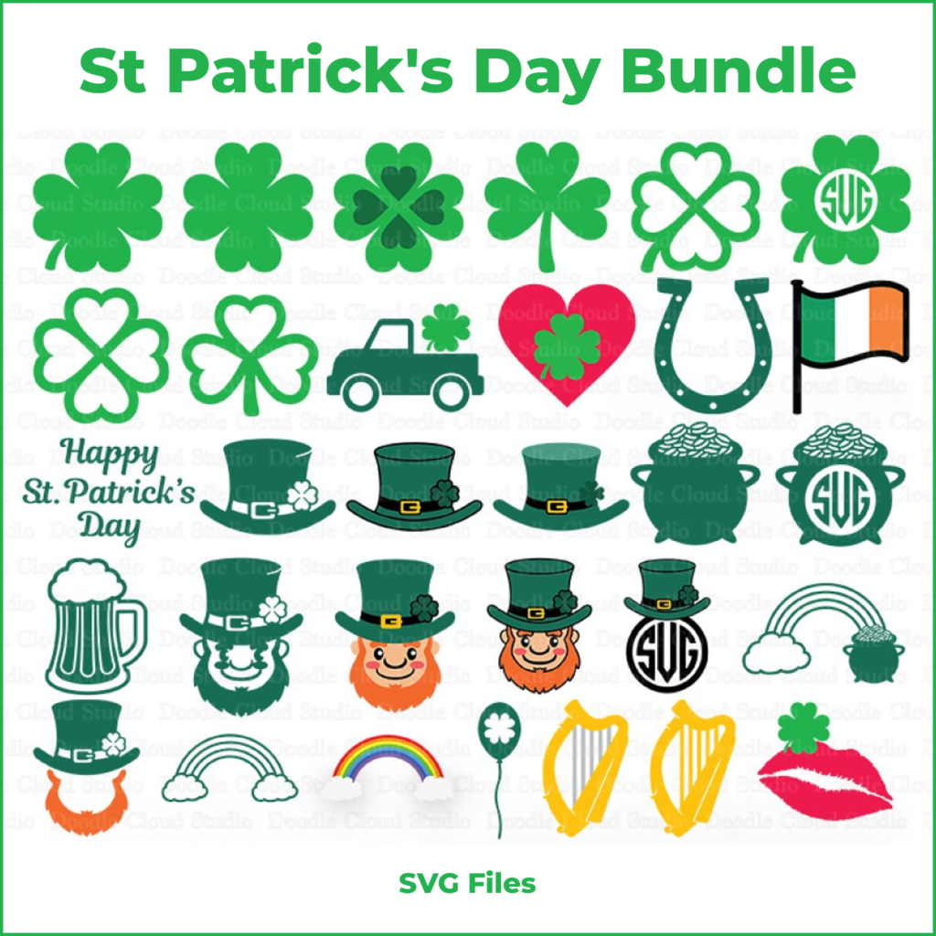 St Patrick's Day Bundle SVG Files – MasterBundles