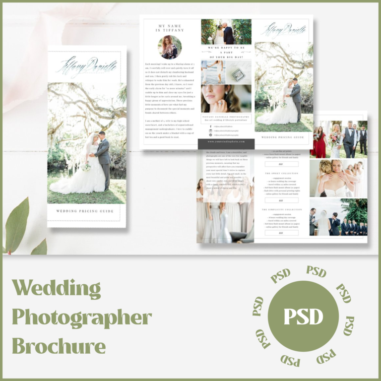 Wedding Photography Brochure – MasterBundles