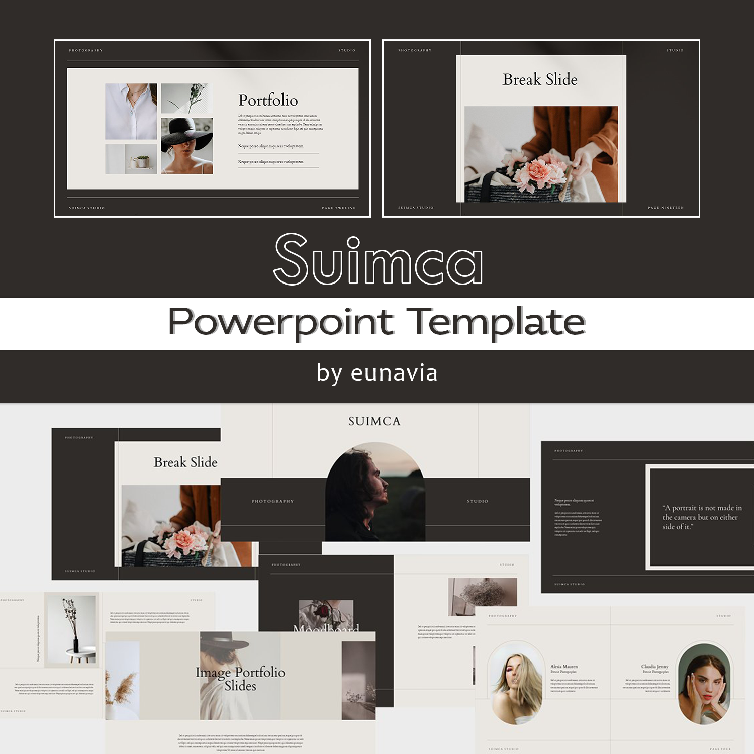Suimca - Powerpoint Template – MasterBundles