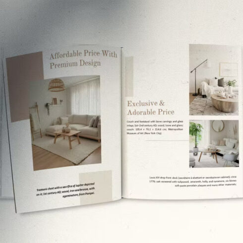 Clara Minimalist Magazine Layout Powerpoint | Master Bundles