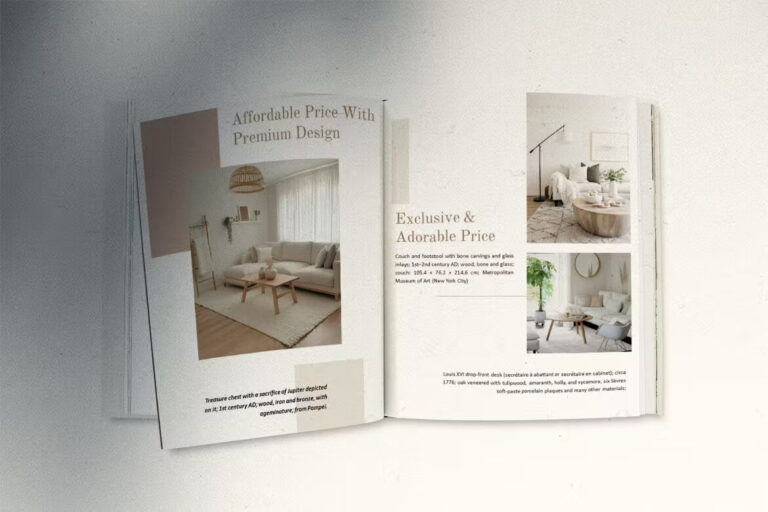 Clara Minimalist Magazine Layout Powerpoint – MasterBundles