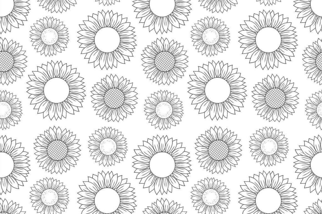 Sunflower Graphic Patterns – MasterBundles