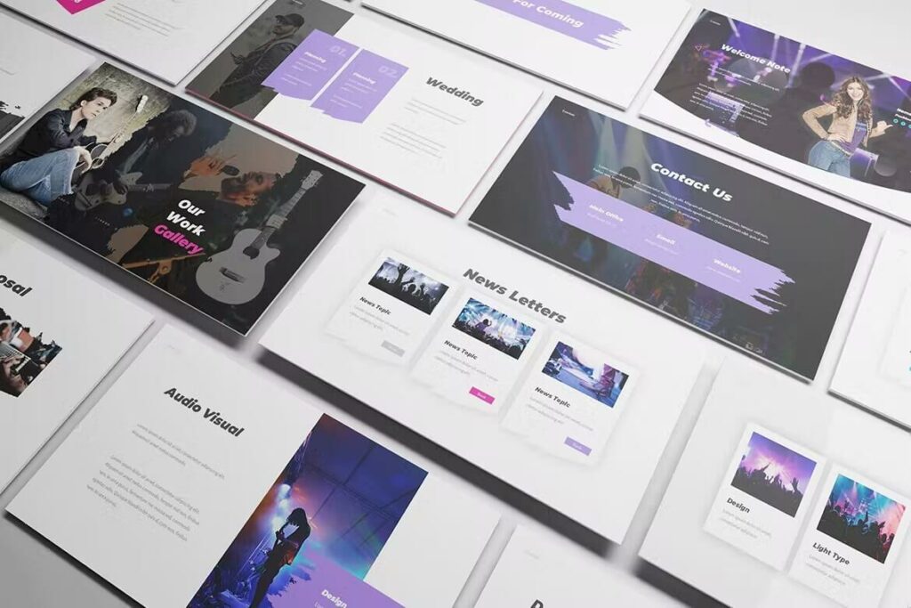 Party & Meet Up Event Powerpoint Template – MasterBundles