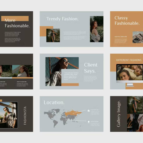 Tuzera - Fashion Magazine Powerpoint Template | Master Bundles