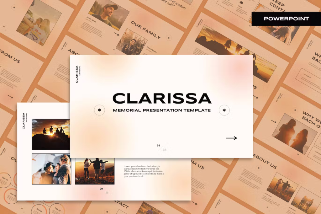 Memorial Powerpoint Template – MasterBundles