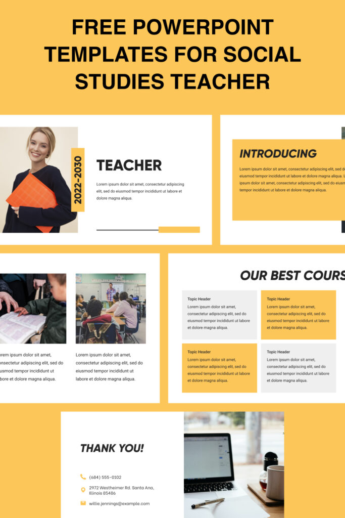 Free Powerpoint Templates For Social Studies Teacher PPTX – MasterBundles