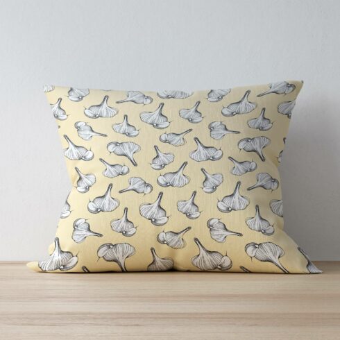 Garlic Digital Paper. Garlic Seamless Pattern. | Master Bundles