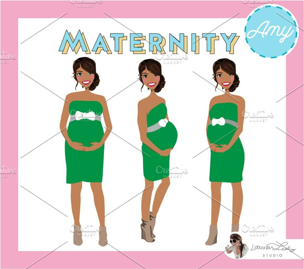 Maternity Pregnant Portrait Creator – MasterBundles