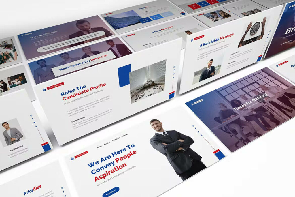 Political Party Powerpoint Template – MasterBundles