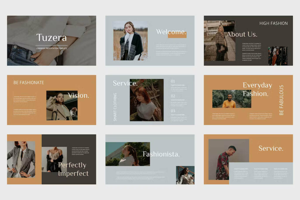 Tuzera - Fashion Magazine Powerpoint Template – MasterBundles