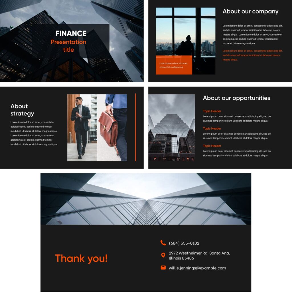 Finance Powerpoint Templates Free – MasterBundles