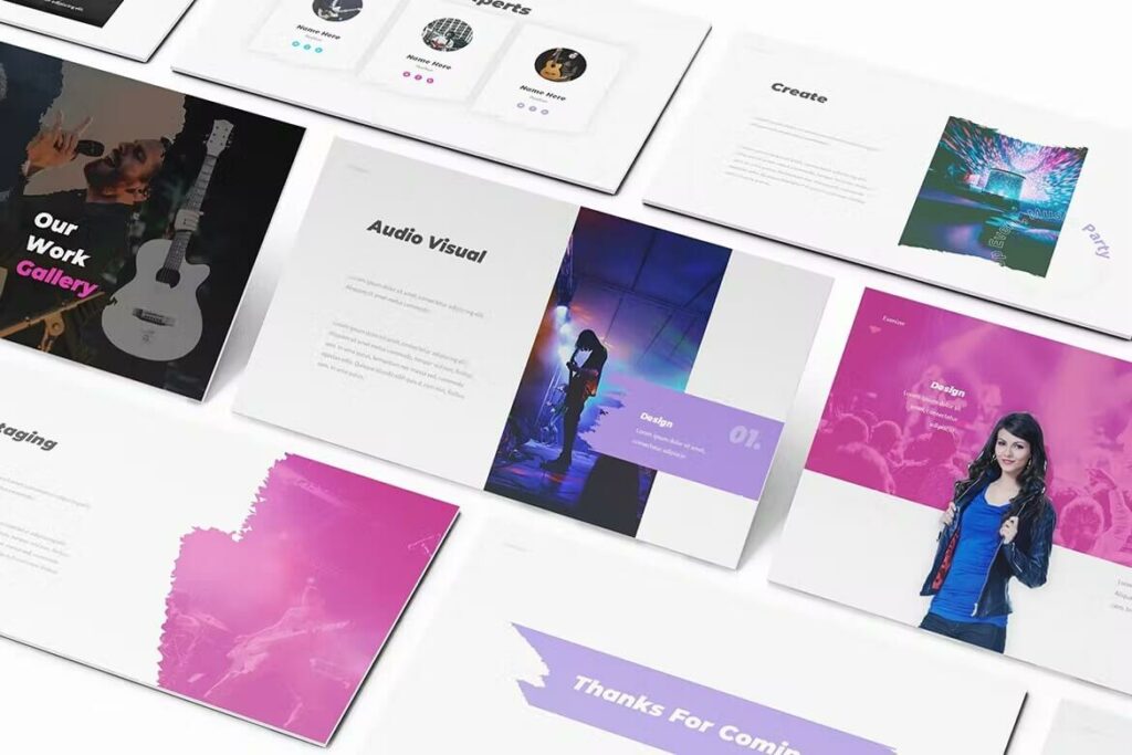 Party & Meet Up Event Powerpoint Template – MasterBundles