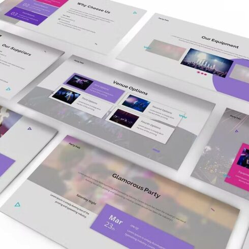 Party Planner Powerpoint Template | Master Bundles