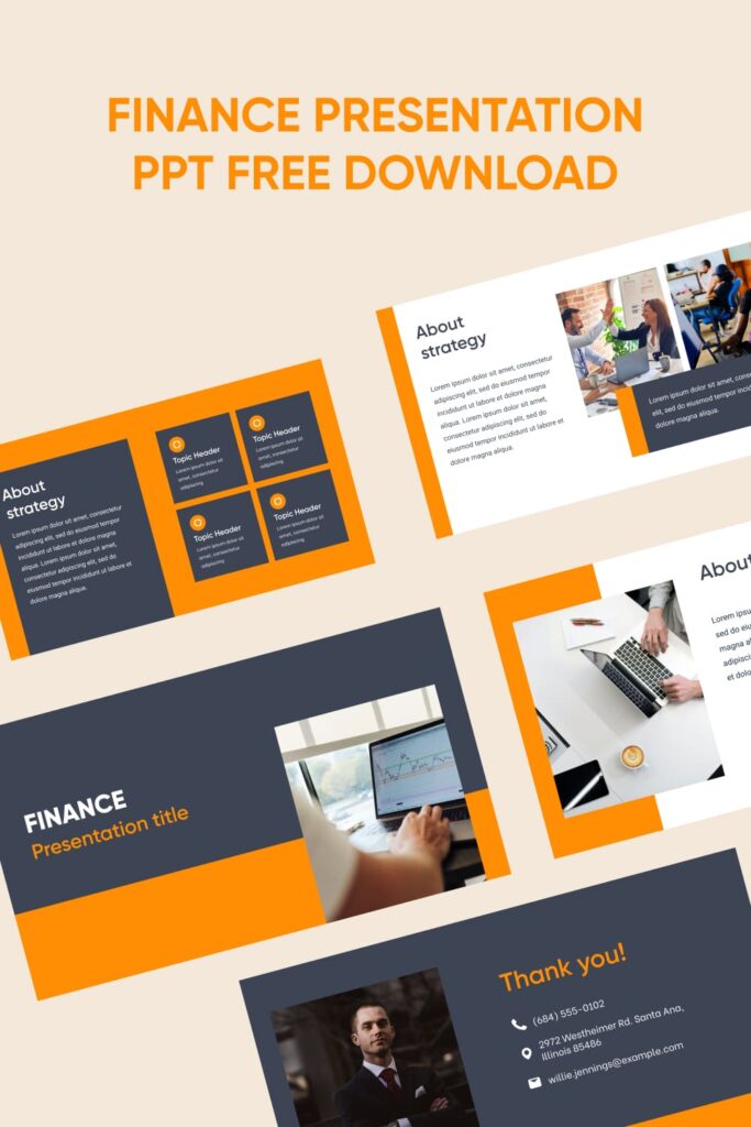 Finance Editable Presentation PPT Free Download – MasterBundles