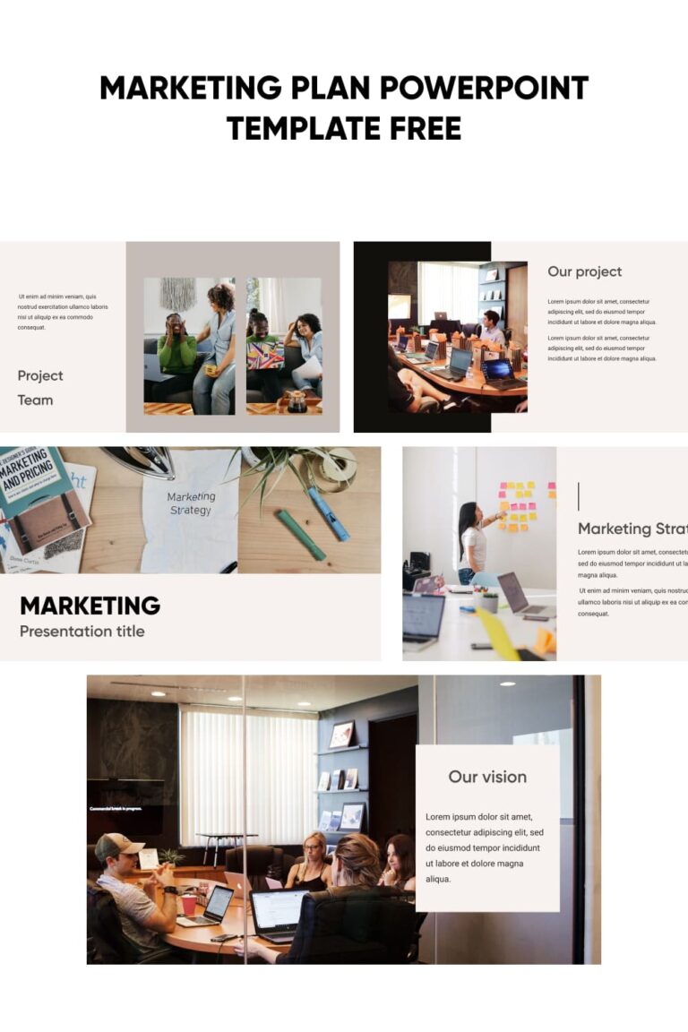 Marketing Plan Powerpoint Template Free Download – MasterBundles