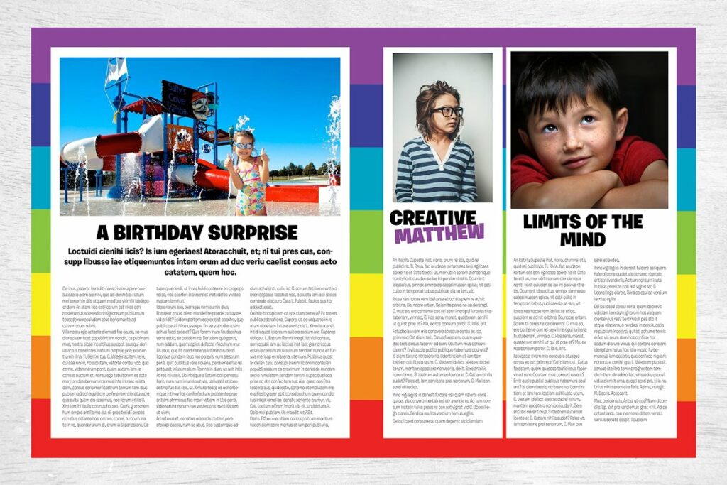 Kids Magazine Template – MasterBundles