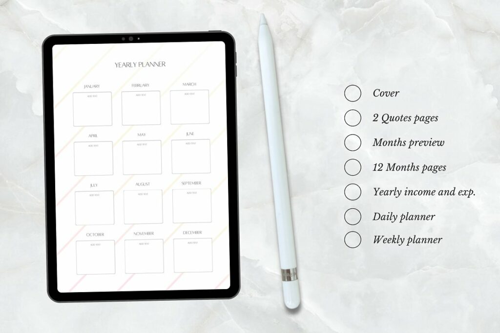 Printable Planner Notebook – MasterBundles