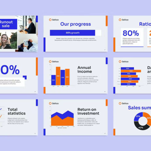 Business Sales PowerPoint Presentation Template | Master Bundles