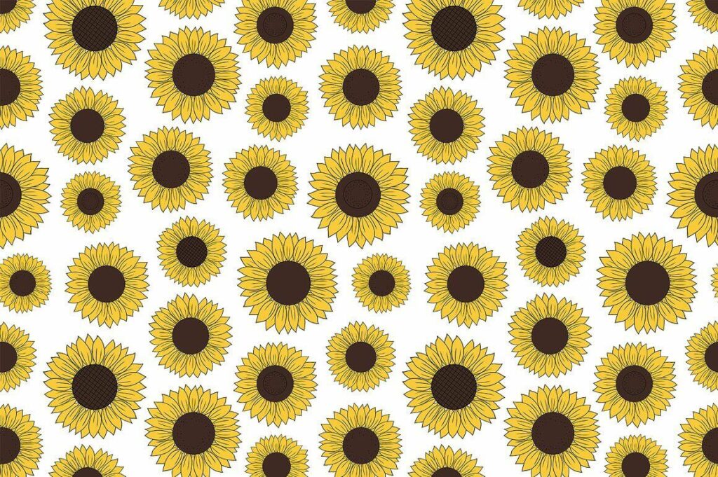 Sunflower Graphic Patterns – MasterBundles