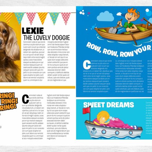 Kids Magazine Template | Master Bundles