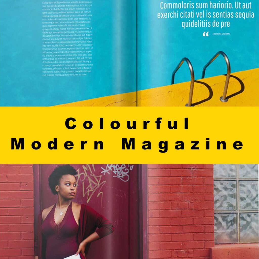 Colourful Modern Magazine – MasterBundles