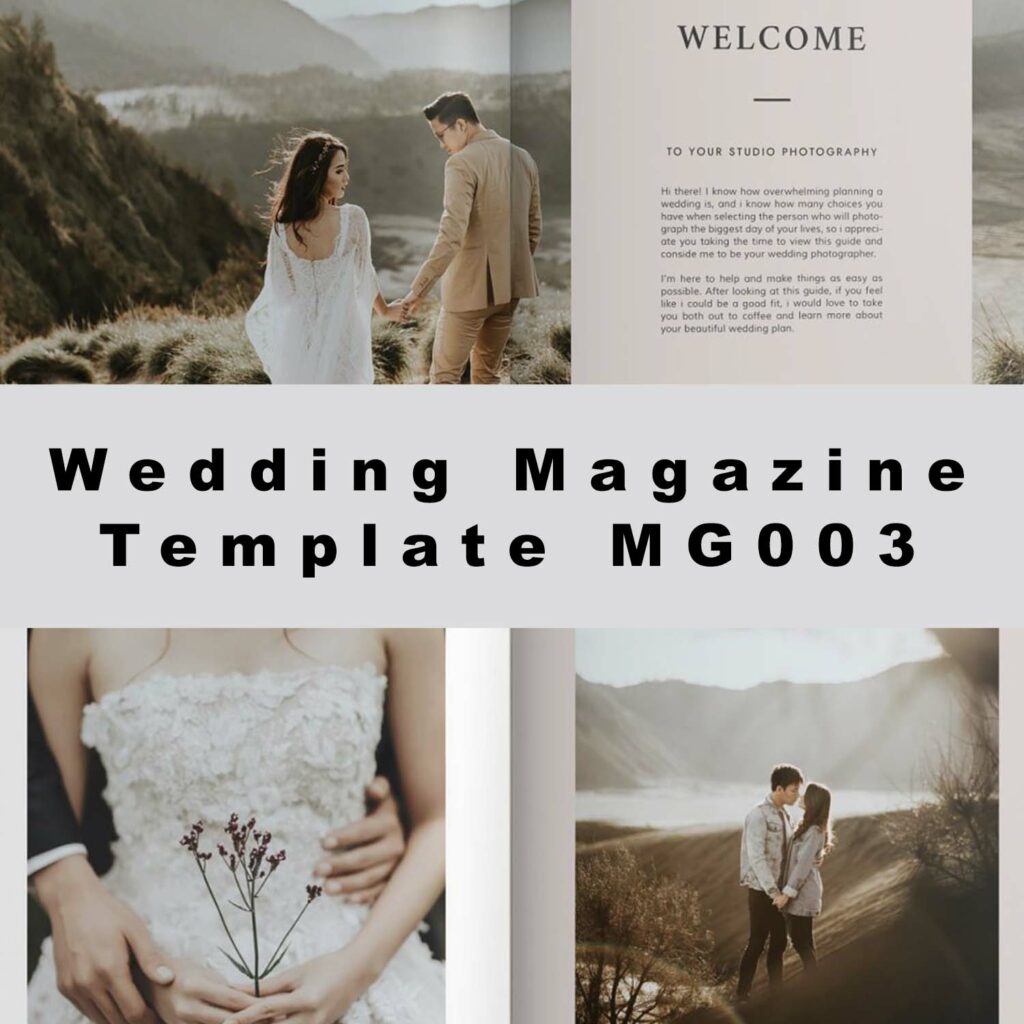 Wedding Magazine Template – MasterBundles