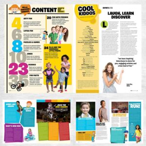 Kids Magazine Template – MasterBundles