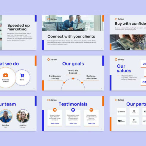 Business Sales PowerPoint Presentation Template | Master Bundles