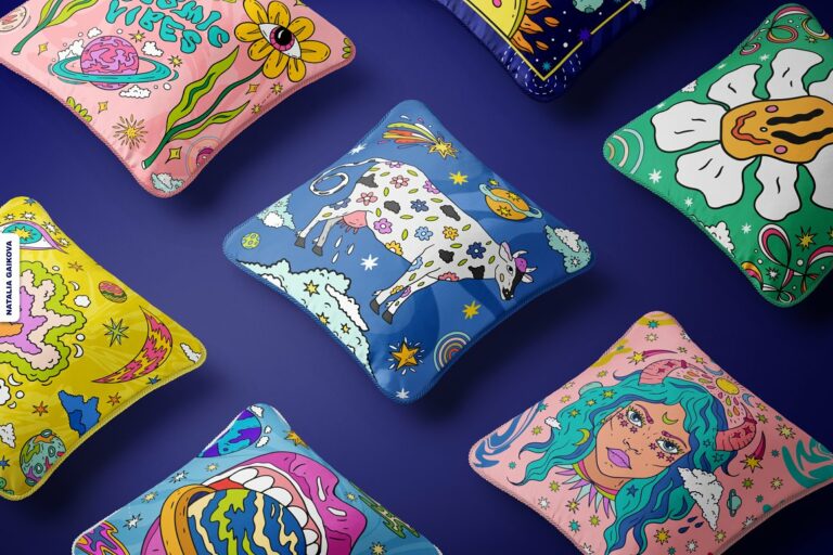 RETRO Cosmic - Bundle AI PNG – MasterBundles