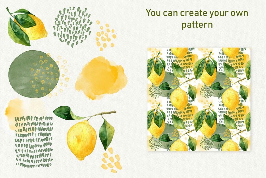 Watercolor Lemon Fruit Clipart – MasterBundles