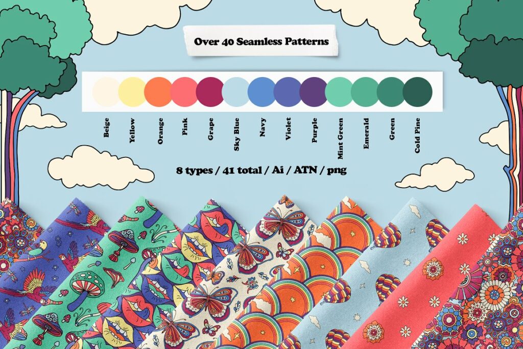 1971 • Retro Graphic Collection – MasterBundles