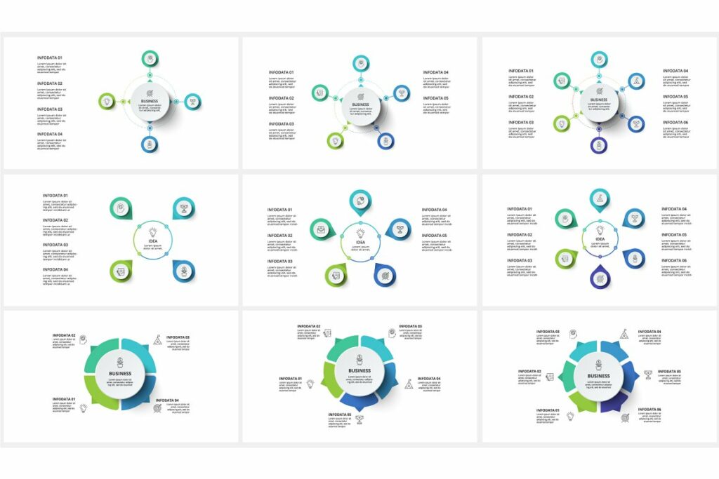Diagrams Animated Infographics – MasterBundles