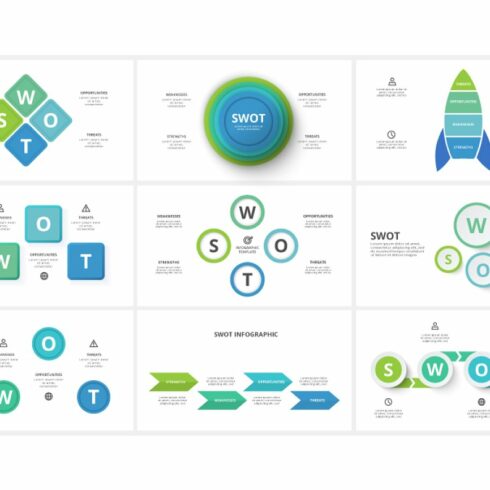 SWOT Animated Infographics | Master Bundles