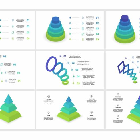 3D Animated Infographics | Master Bundles