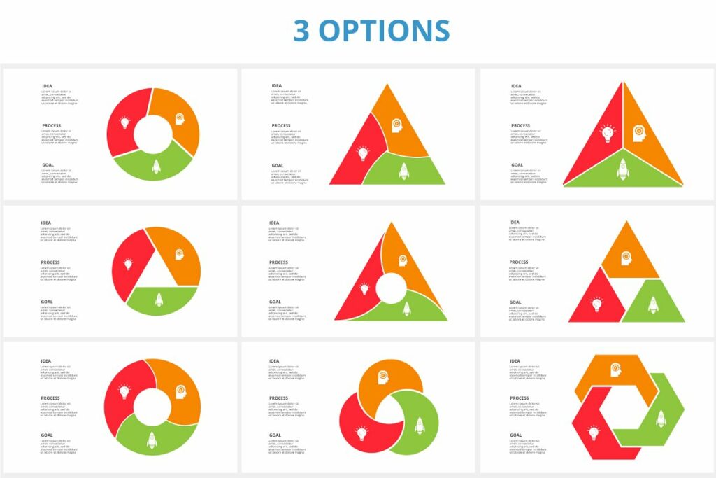 Cycle Animated Infographics – MasterBundles