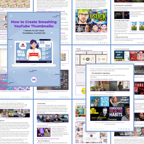 How to Create Smashing YouTube Thumbnails – Free Guide – MasterBundles