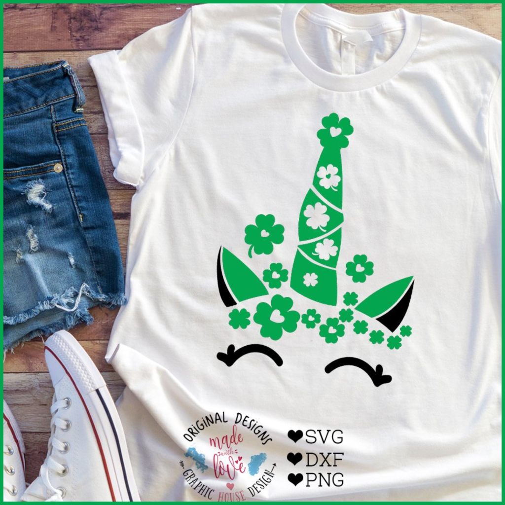 Lucky Unicorn - St Patricks Cut File – MasterBundles