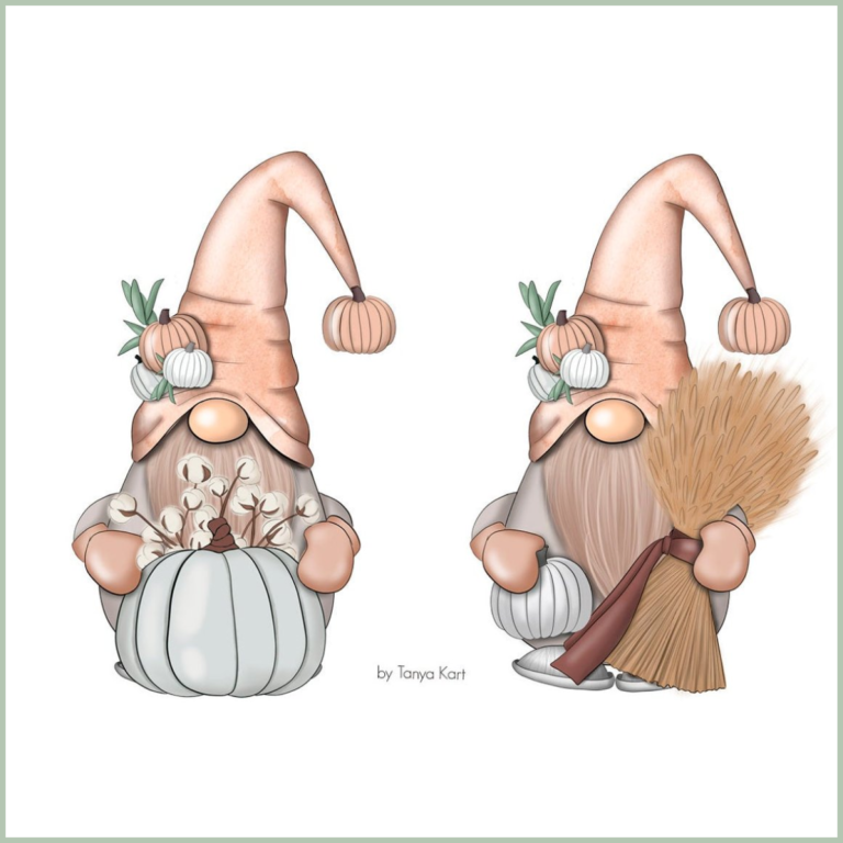 Thanksgiving Gnomes PNG – MasterBundles