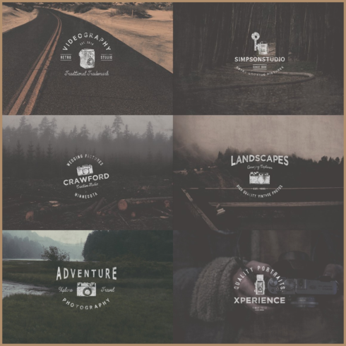 Vintage Photography Logo Collection – MasterBundles
