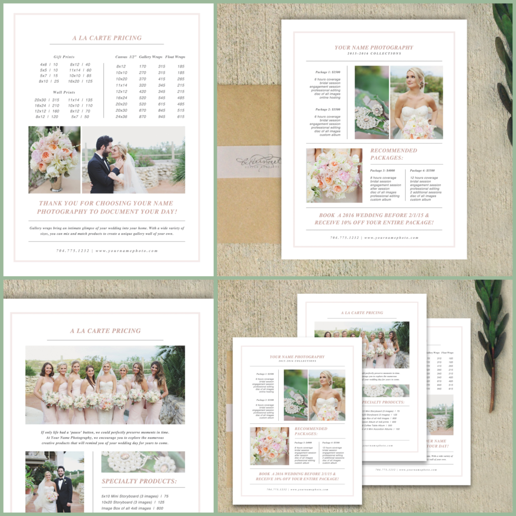 Wedding Pricing Guide Set – MasterBundles