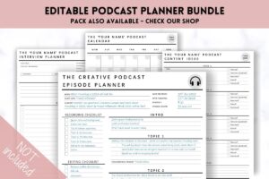 20 Page Podcast Media Kit Template – MasterBundles