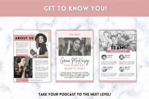 20 Page Podcast Media Kit Template – MasterBundles