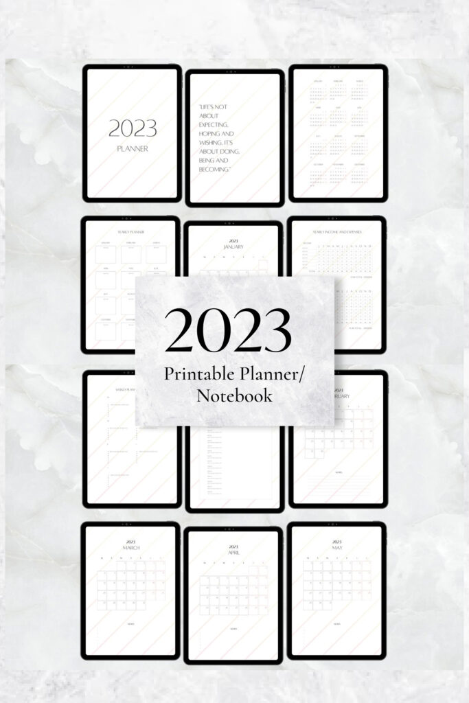 Printable Planner Notebook – MasterBundles